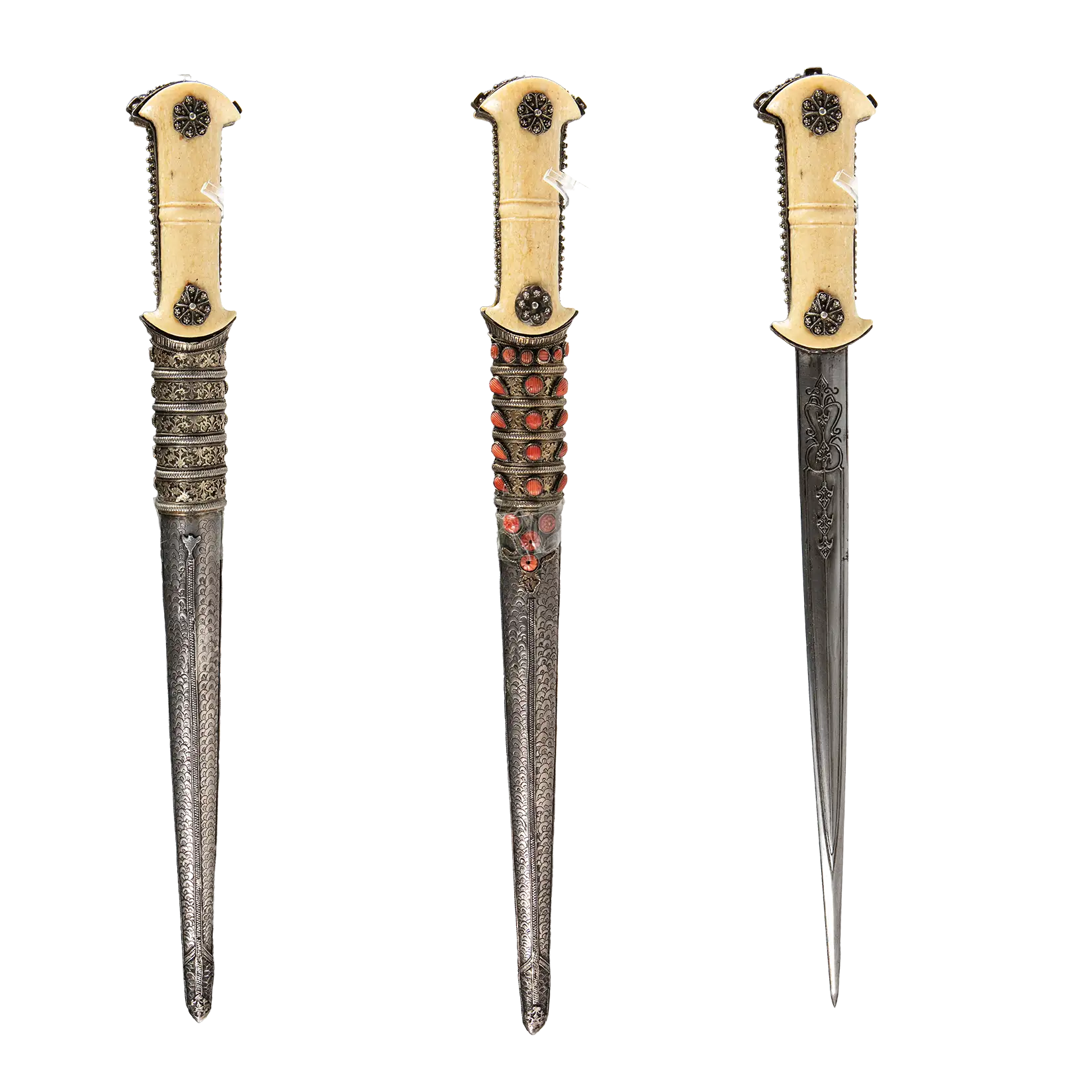 Coral Encrusted Dagger with Sheath - Nicholas Wells Antiques
