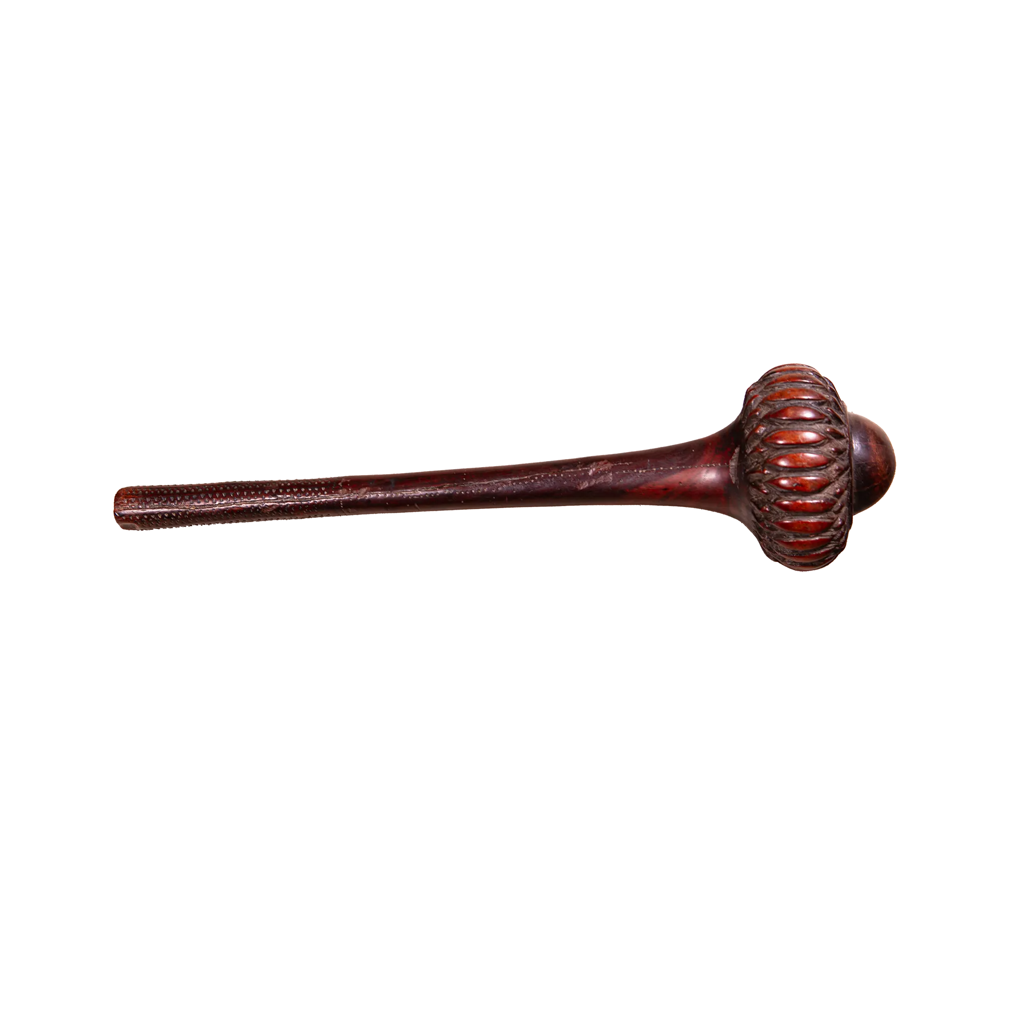 A Finely Carved Fijian Ula Throwing Club with TavaTava Head – Nicholas ...