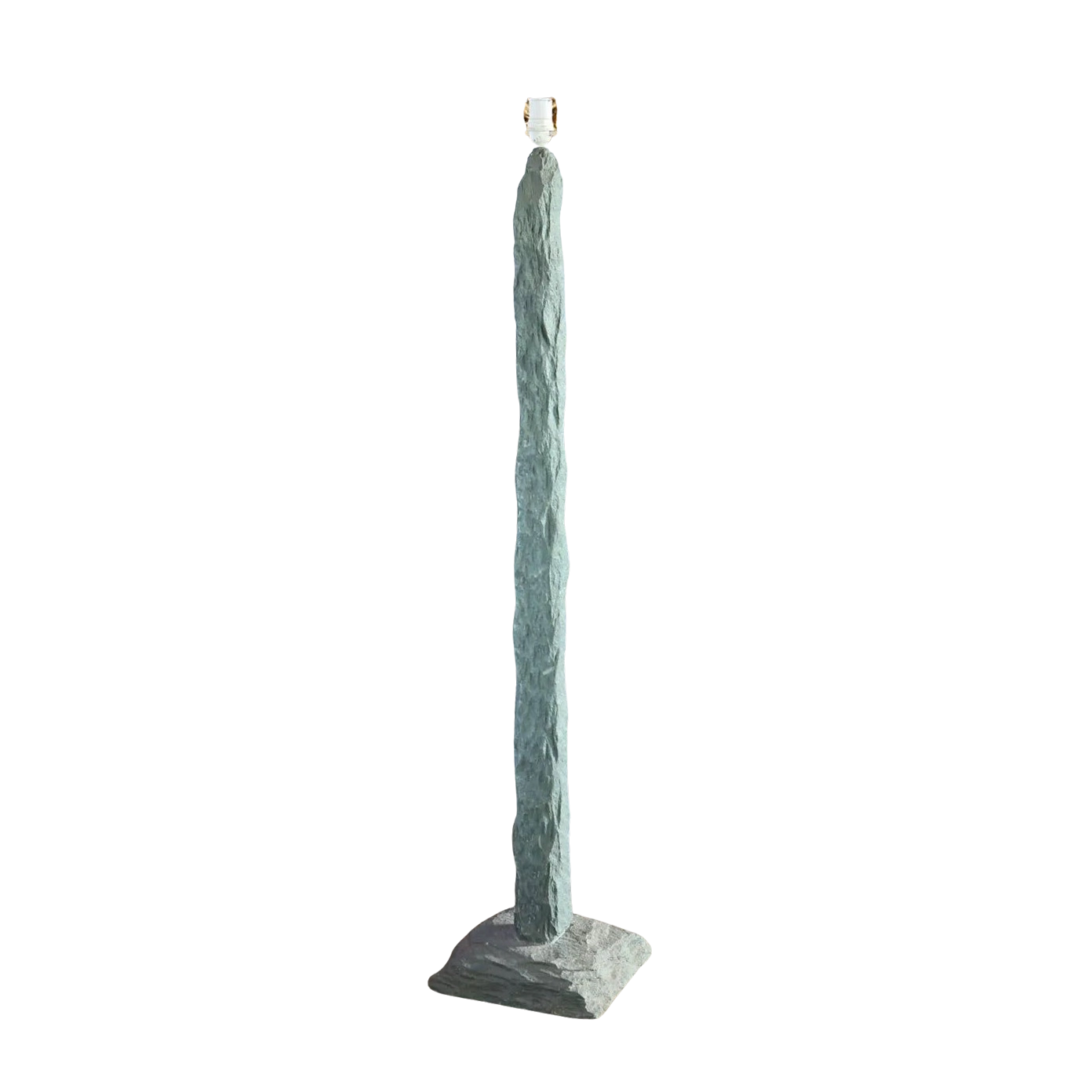 20th Century Green Stone Floor Lamp - Nicholas Wells Antiques