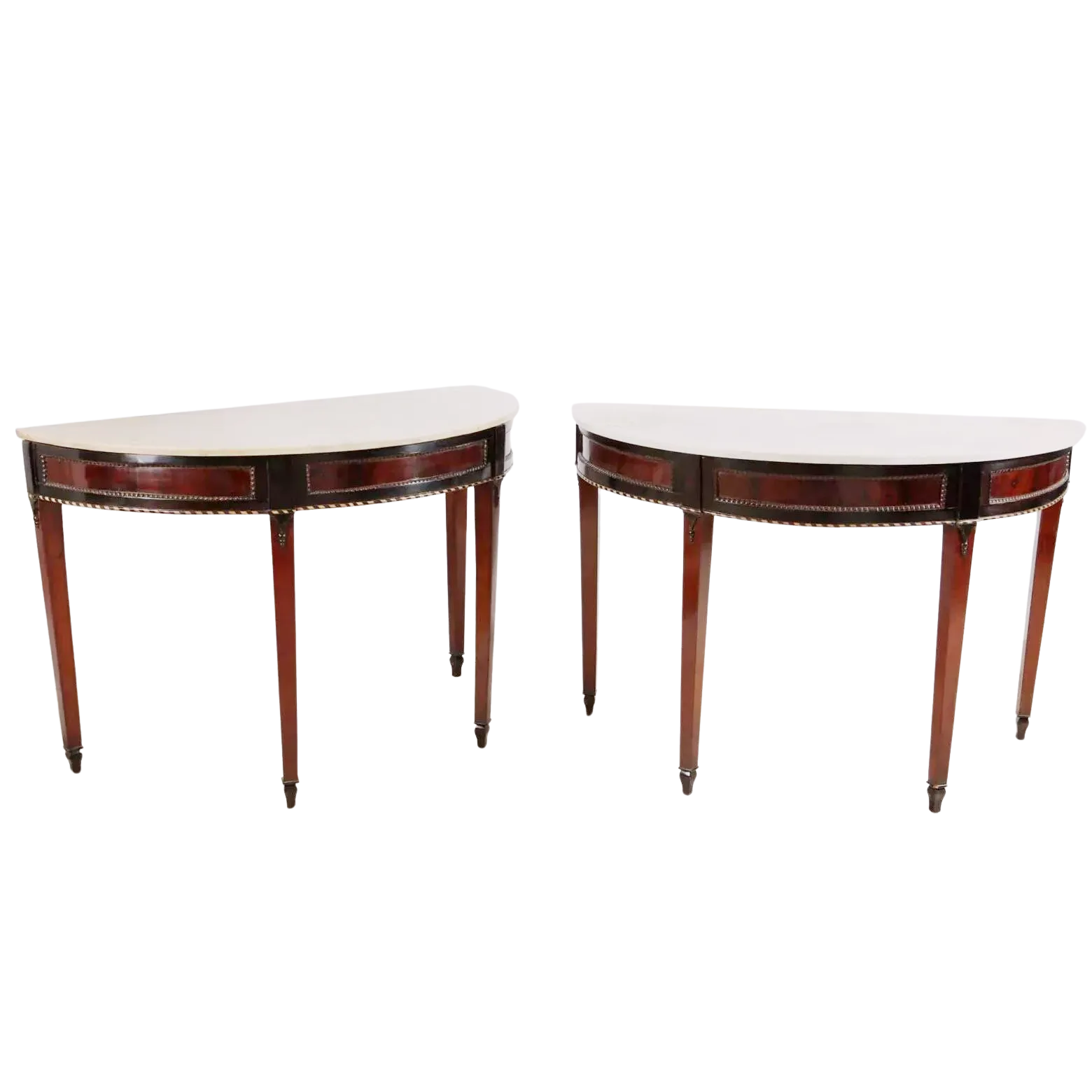 Discover Rare Neapolitan Demi Lune Console Tables | Nicholas Wells Antiques