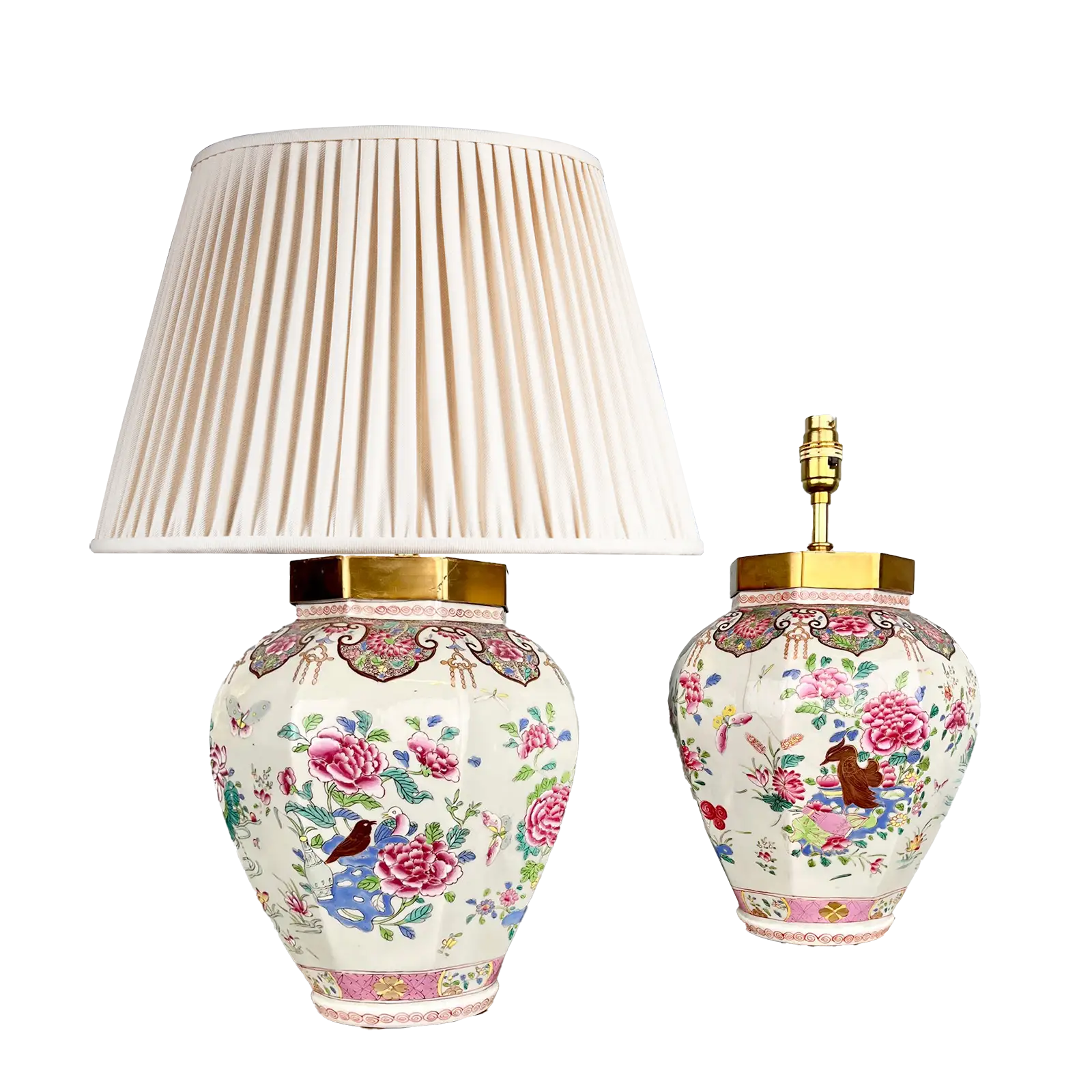 Samson Porcelain Jars Mounted as Table Lamps | Nicholas Wells Antiques